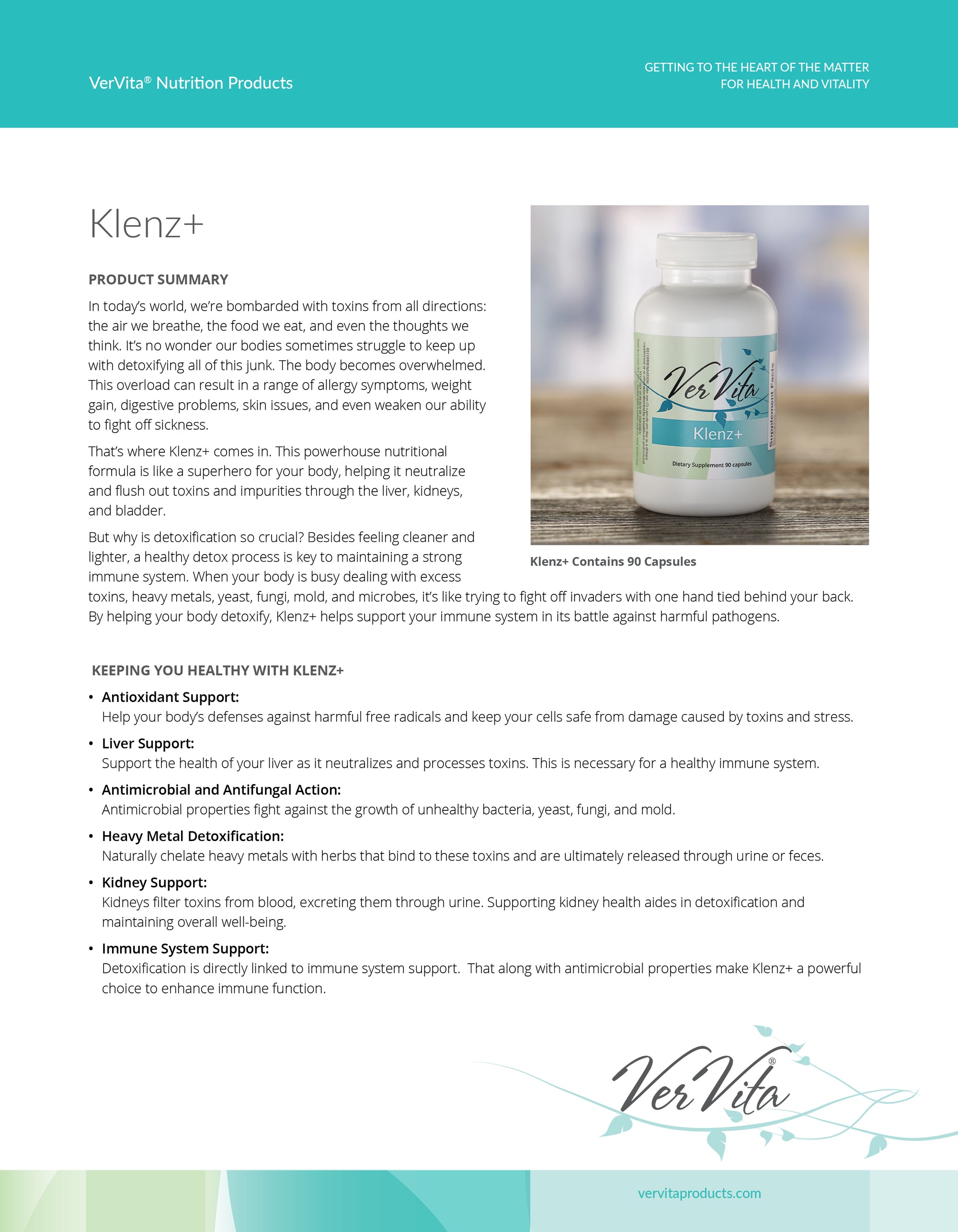 Klenz+ - VerVita Products, L.L.C