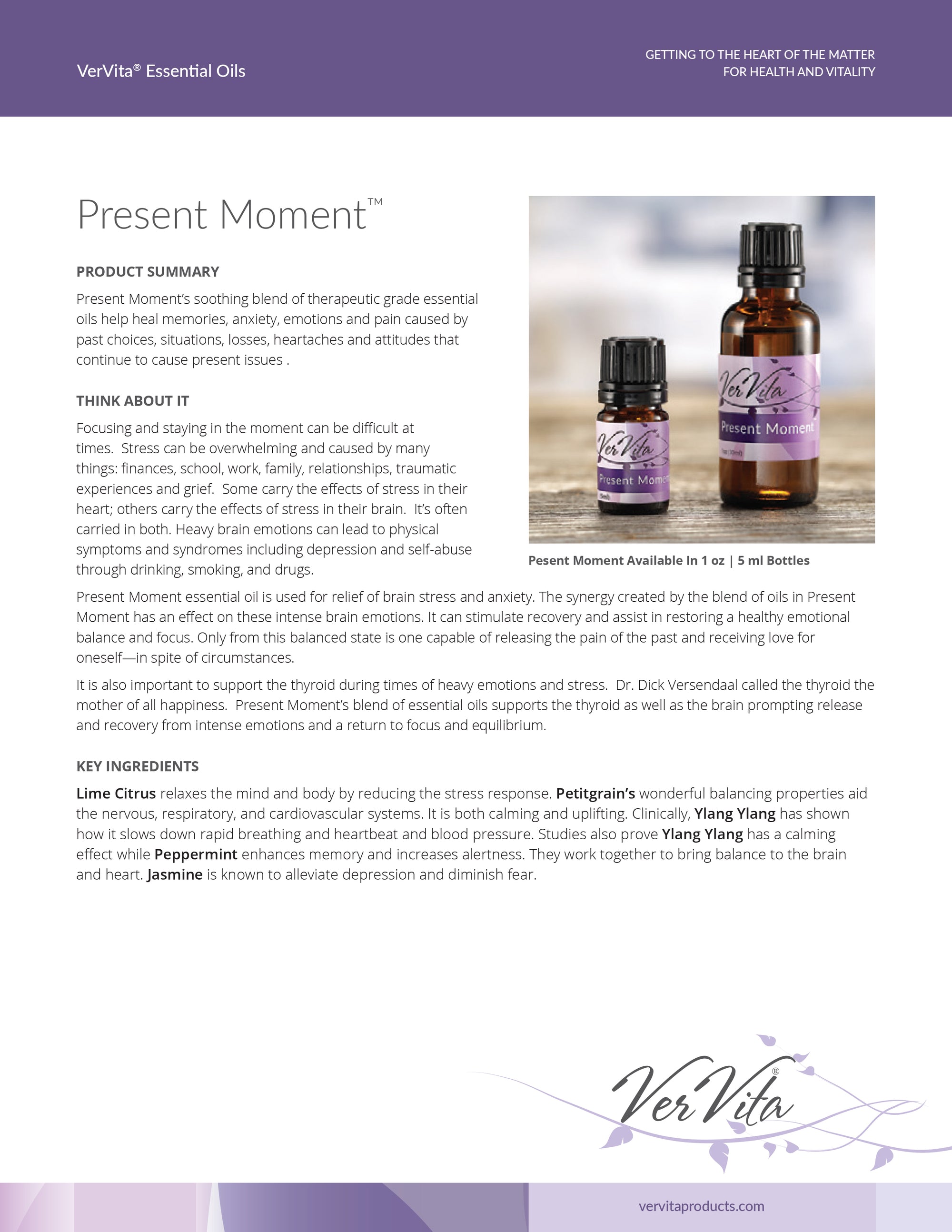 Present Moment - VerVita Products, L.L.C